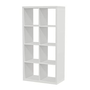 ikea kallax – 8 tier shelving unit – white by ikea