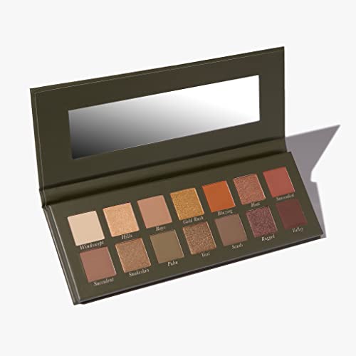 LAURA GELLER NEW YORK Seasonless Staples Desert Dreams Eye Makeup Palette | 14 Matte & Shimmer Eyeshadow Shades