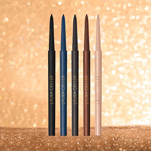 LAURA GELLER NEW YORK INKcredible Precision Gel Eyeliner - Blackbird - Waterproof - Retractable Eyeliner - Ultra-Thin Tip