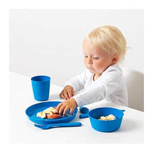 Ikea Kalas 501.929.59 BPA-Free Plate, Assorted, 6-Pack, Set of 6, Colors may vary