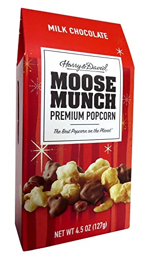 Harry & David Moose Munch Milk Chocolate Premium Popcorn Holiday Box