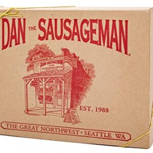 Dan the Sausageman’s Party Gift Basket Assortment Fresh Summer Sausage, Mustard and Cheese.