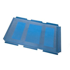 suddus elevated dog bed replacement cover, raised dog bed chew proof easy to clean, breathable elevated pet bed is suitable for indoor and outdoor use. dog cot are not included (xl/ blue)