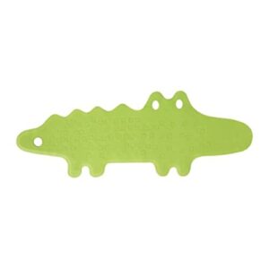 ikea patrull bathtub mat, crocodile green