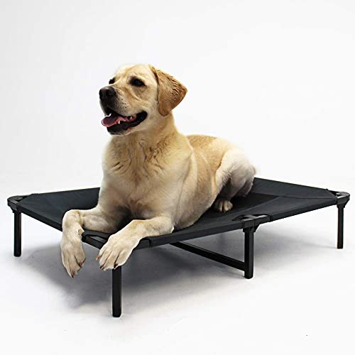 Lucky Dog 42'' Elevated Pet Bed Cot | Indoor & Outdoor Use | Gray