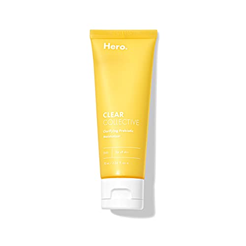 Mighty Patch Clear Collective Clarifying Prebiotic Moisturizer from Hero Cosmetics - Hydrating Daily Face Moisturizer to Purify, Smooth and Soften Skin (2.36 fl oz)