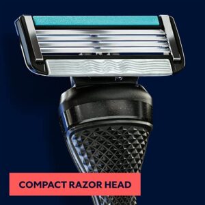 Dollar Shave Club | 4-Blade Club Razor Refill Cartridges, 8 Count | Precision Cut Stainless Steel Blades, Great For Longer Hair and Hard to Shave Spots, Optimally Spaced For Easy Rinsing, Silver/Blue