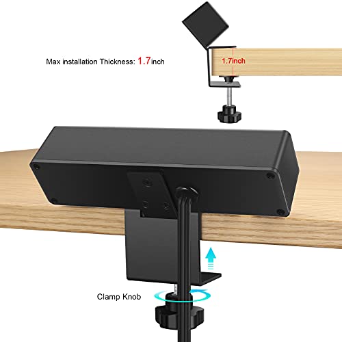 Desktop Clamp Power Strip with USB, Surge Protector Power Charging Station Outlet with 3 Plugs 3 USB A 1 USB C PD 18W Fast Charging Outlets, Desk Mount Multi-Outlets for Home Office Garage Workshop