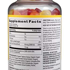 Amazon Brand - Solimo Vitamin D3 2000 IU, 160 Gummies (2 per Serving), Orange, Lemon & Strawberry