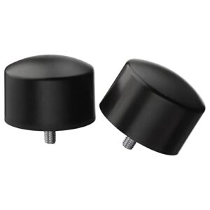 ikea raffig – finial, black / 2 pack