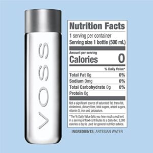 VOSS Premium Still Bottled Water, Naturally Pure, BPA Free, PET Plastic, Recyclable - Crisp, Refreshing Taste, On-The-Go Hydration - 500ml (Pack of 24)