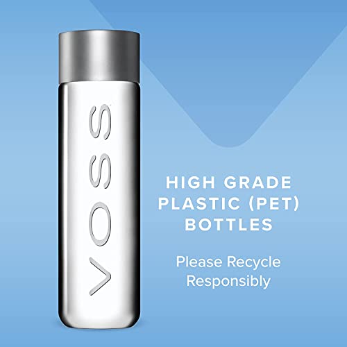 VOSS Premium Still Bottled Water, Naturally Pure, BPA Free, PET Plastic, Recyclable - Crisp, Refreshing Taste, On-The-Go Hydration - 500ml (Pack of 24)