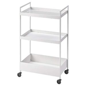 ikea nissafors trolley,white 50.5x30x83 cm (19 7/8×11 3/4×32 5/8 inch )