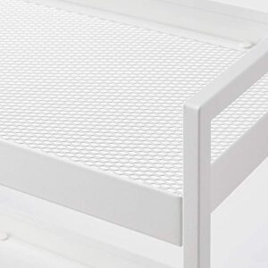 IKEA NISSAFORS Trolley,White 50.5x30x83 cm (19 7/8x11 3/4x32 5/8 inch )