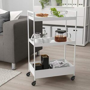 IKEA NISSAFORS Trolley,White 50.5x30x83 cm (19 7/8x11 3/4x32 5/8 inch )