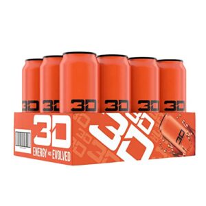 3D Energy Drink - Orange - 12 Cans