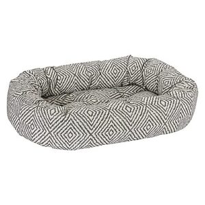 bowsers diamondback woven donut dog bed m