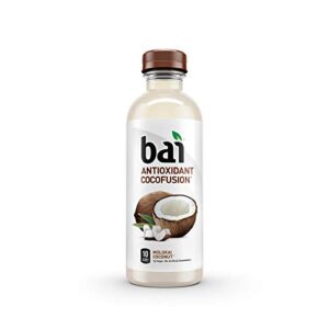 Bai Coconut Flavored Water, Molokai Coconut, Antioxidant Infused Drinks, 18 Fl Oz (Pack of 12)