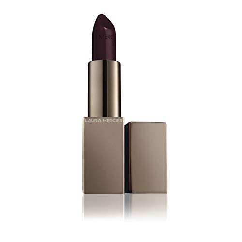 laura mercier Rouge Essentiel Silky Creme Lipstick - Plum Noire, 0.12 Ounce