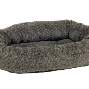 Bowsers Donut Bed, Medium, Pewter Bones