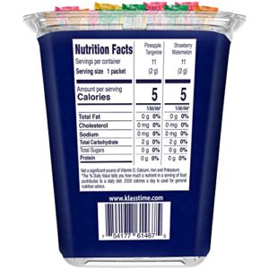 Klass Aguas Frescas, Variety Pack, Sugar Free Drink Mix, Fruit Variety Packets, On-The-Go! Powdered Drink Mix (44 Count Powder Stick Packs) 5 Calories Per Packet- Shake it up! The new way to drink Aguas Frescas.