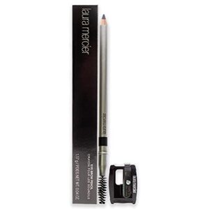 laura mercier eye brow pencil with groomer brush, brunette