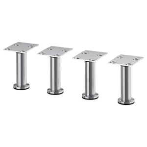 ikea – capita leg, stainless steel 4 3/8-4 3/4″ (x4)