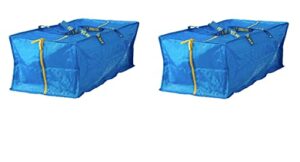 ikea frakta storage bag – blue (2 pack)