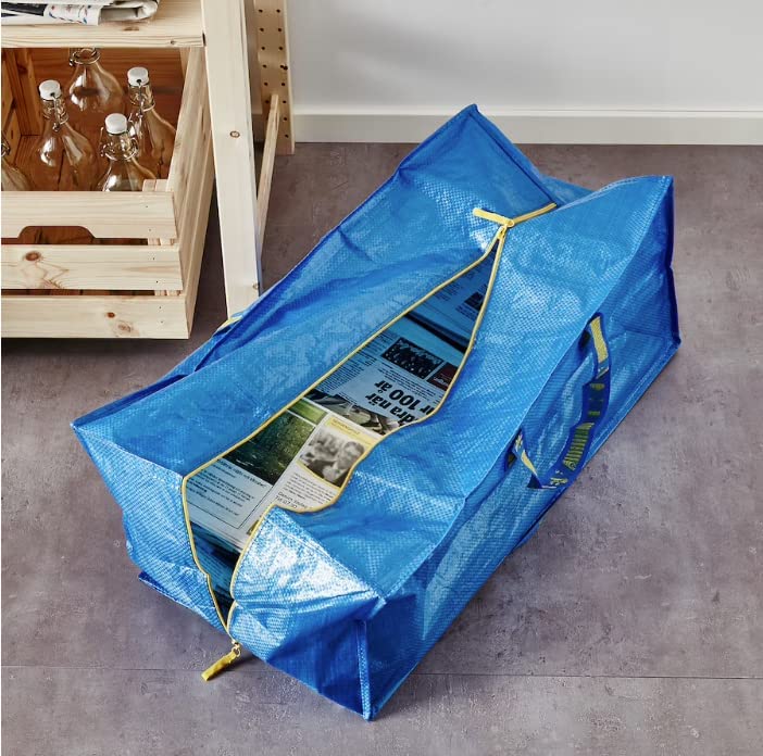 Ikea Frakta Storage Bag - Blue (2 PACK)