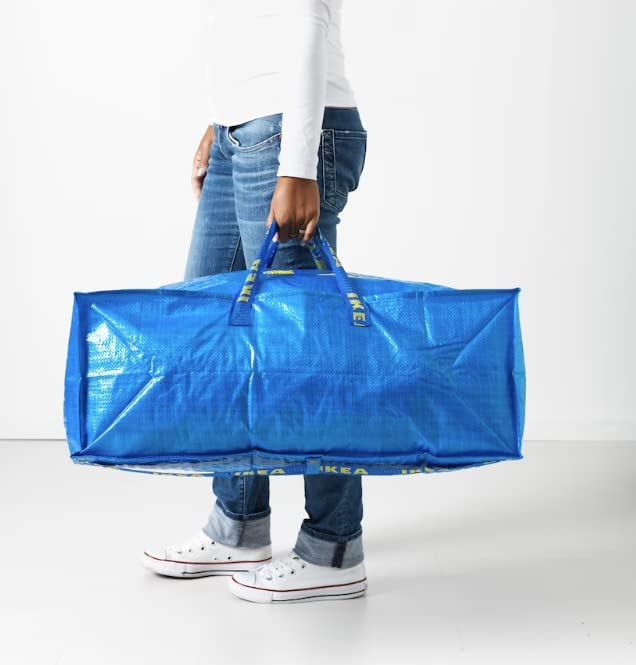 Ikea Frakta Storage Bag - Blue (2 PACK)