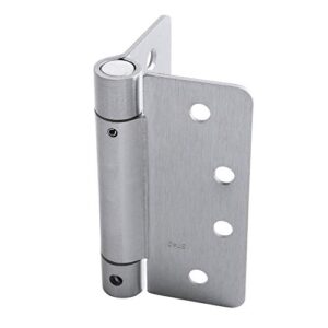 Everbilt 4 In 1/4 In. Radius Adjustable Spring Hinge Satin Chrome Finish