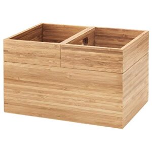 ikea.. 502.818.56 dragan box, set of 3, bamboo