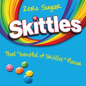 Skittles Singles To Go Tropical Flavors Variety Pack, Powdered Drink Mix, Includes 4 Flavors, Strawberry Starfruit, Mango Tangelo, Kiwi Lime, Pineapple Passionfruit, 40 Count