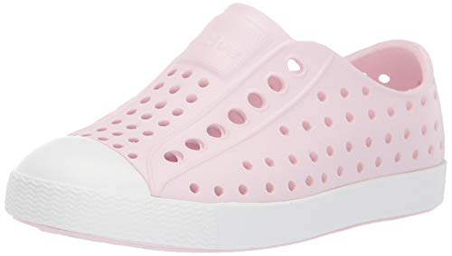 Native Shoes, Jefferson Child, Kids Lightweight Sneaker, Milk Pink/Shell White, 9 M US Toddler