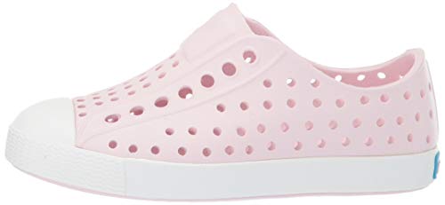 Native Shoes, Jefferson Child, Kids Lightweight Sneaker, Milk Pink/Shell White, 9 M US Toddler