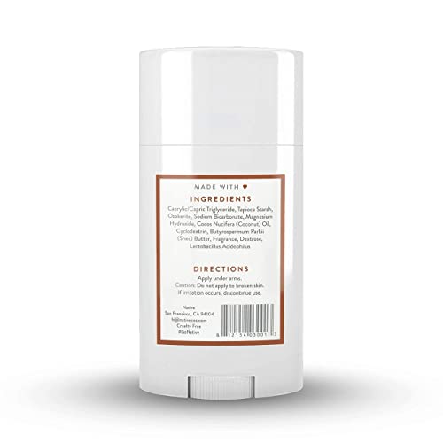 Native Deodorant | Natural Deodorant for Women and Men, Aluminum Free with Baking Soda, Probiotics, Coconut Oil | Coconut & Vanilla, Lavender & Rose, Cucumber & Mint, Eucalyptus & Mint