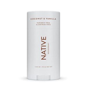 Native Deodorant | Natural Deodorant for Women and Men, Aluminum Free with Baking Soda, Probiotics, Coconut Oil | Coconut & Vanilla, Lavender & Rose, Cucumber & Mint, Eucalyptus & Mint