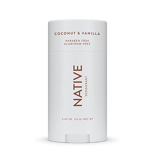 Native Deodorant | Natural Deodorant for Women and Men, Aluminum Free with Baking Soda, Probiotics, Coconut Oil | Coconut & Vanilla, Lavender & Rose, Cucumber & Mint, Eucalyptus & Mint