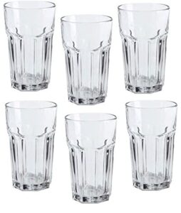 ikea pokal glasses 12 oz tumbler – set of 6