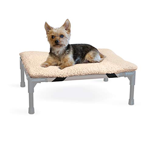 K&H Pet Products Original Pet Cot Microfleece Pad - Tan, Small 17 X 22 Inches