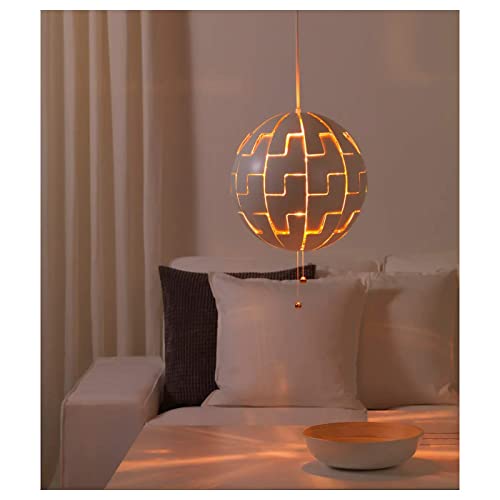 IKEA Pendant lamp, White, Copper Color