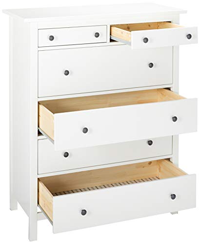 ikeaa IKEA HEMNES 6-Drawer Chest, White Stain ,