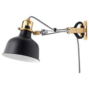 ikea.. 803.314.02 ranarp wall/clamp spotlight, black