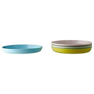 ikea plastic plate (mixed colours) – set of 6