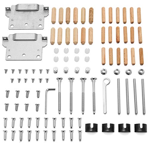 IKEA HEMNES Bed Frame Hardware - IKEA Replacement Parts for Assembling IKEA Beds