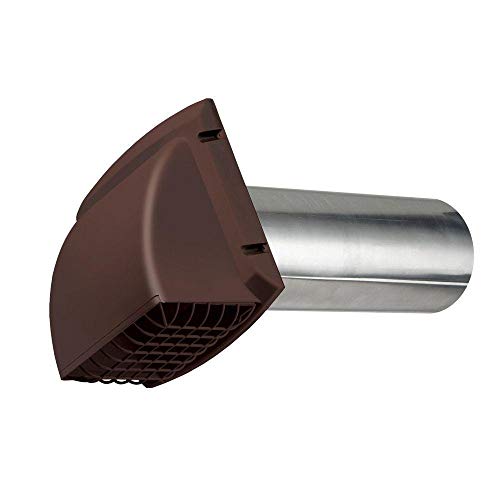 Everbilt Wide Mouth Dryer Vent Hood in Brown