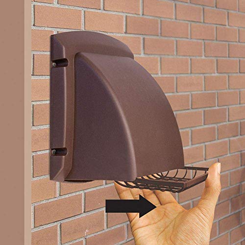 Everbilt Wide Mouth Dryer Vent Hood in Brown