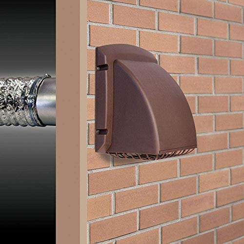 Everbilt Wide Mouth Dryer Vent Hood in Brown