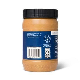 Good & Gather Organic Crunchy Peanut Butter Spread,16 OZ (one pack)