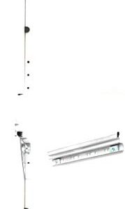 2 Pack IKEA EKET Suspension rail For Wall Mounting (Size 13 3/4 inches)